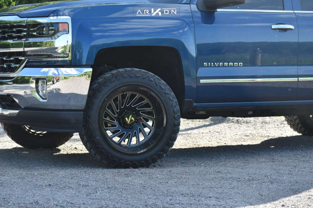 2018 Chevrolet Silverado 1500 Wheel Offset Super Aggressive 3"-5 ...