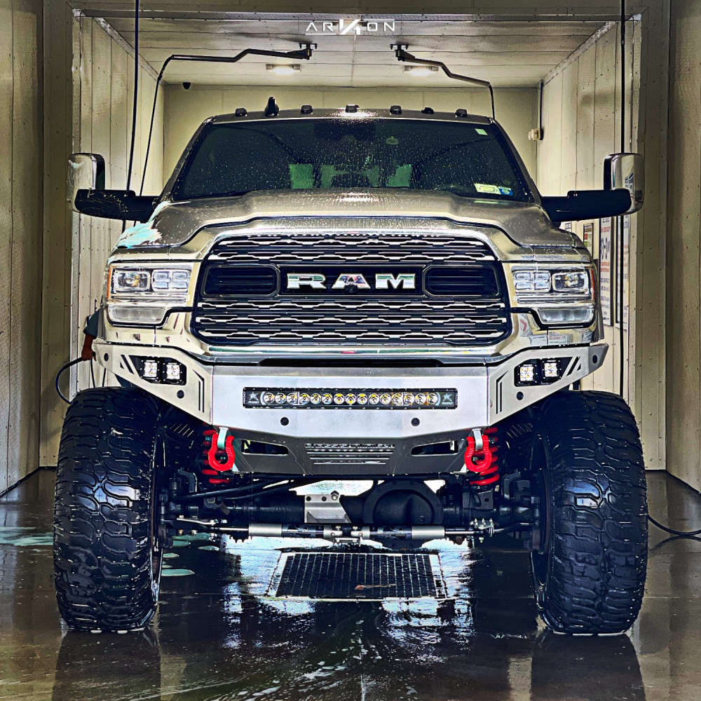 2019 Ram 3500 Wheel Offset Hella Stance >5" Suspension Lift 8 ...