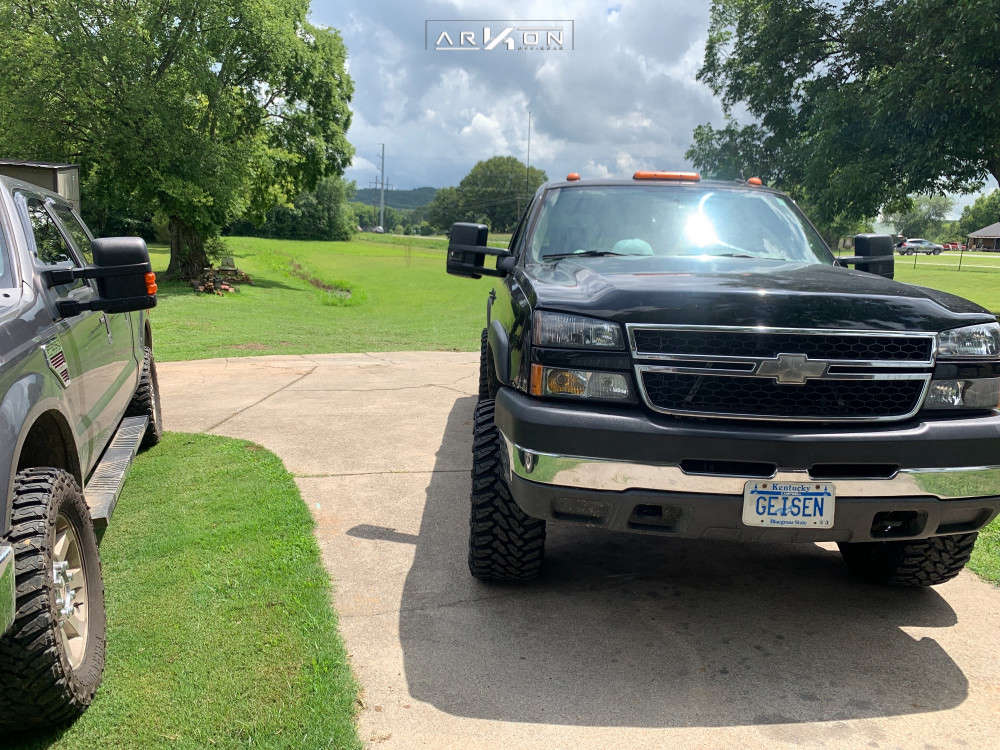 2006 Chevrolet Silverado 2500 HD Wheel Offset Aggressive > 1" Outside ...