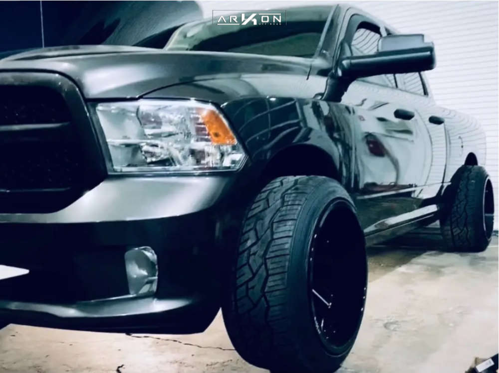 2014 Ram 1500 Wheel Offset Hella Stance >5" Level 2" Drop Rear ...