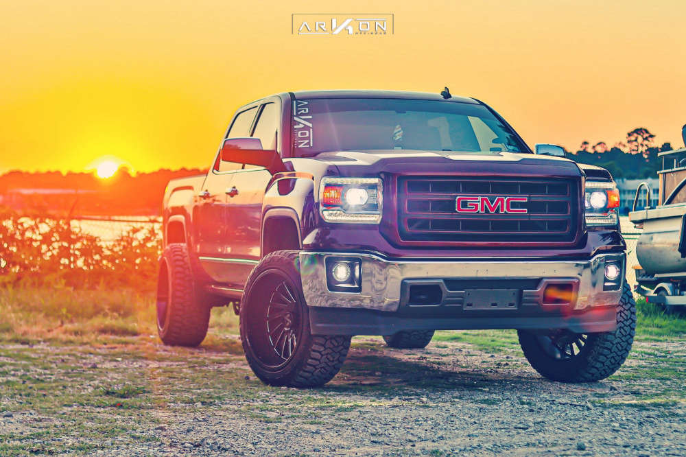 2014 GMC Sierra 1500 Wheel Offset Super Aggressive 3"-5" Leveling Kit ...
