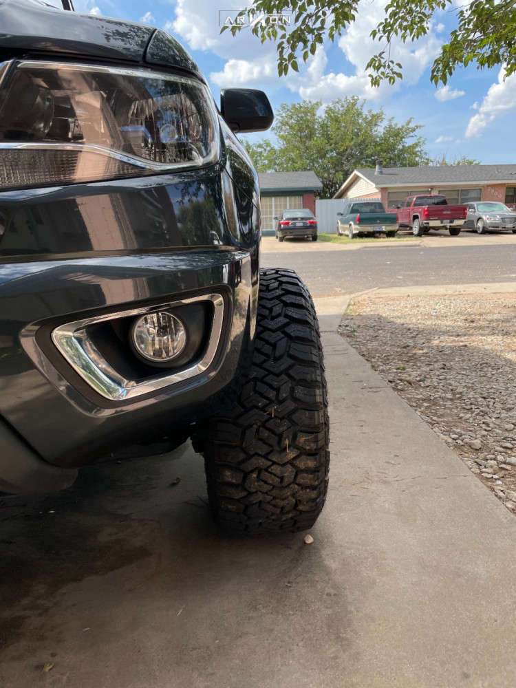 2018 Chevrolet Colorado Wheel Offset Hella Stance >5" Suspension Lift 5 ...