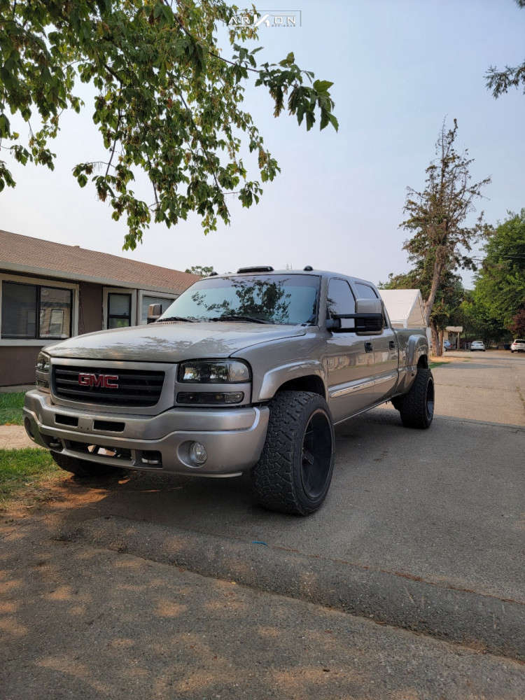 2003 GMC Sierra 1500 HD Wheel Offset Aggressive > 1" Outside Fender ...