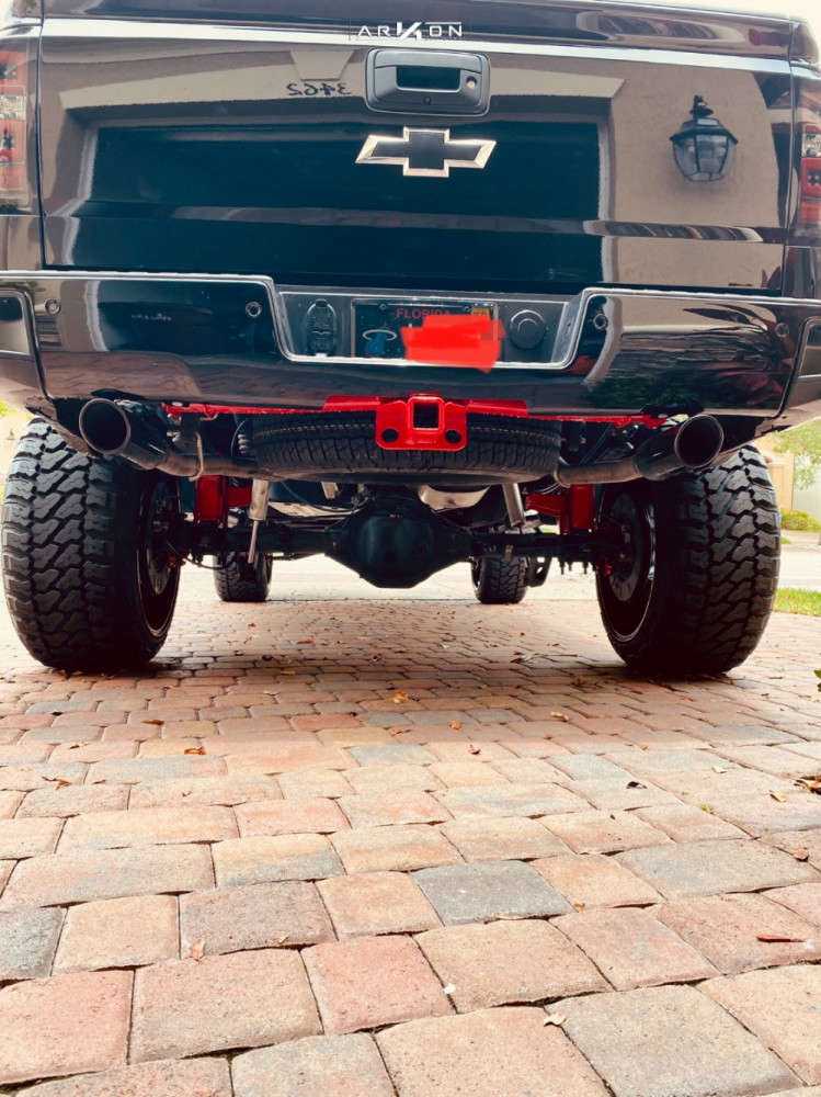 2016 Chevrolet Silverado 1500 Wheel Offset Aggressive > 1" Outside ...