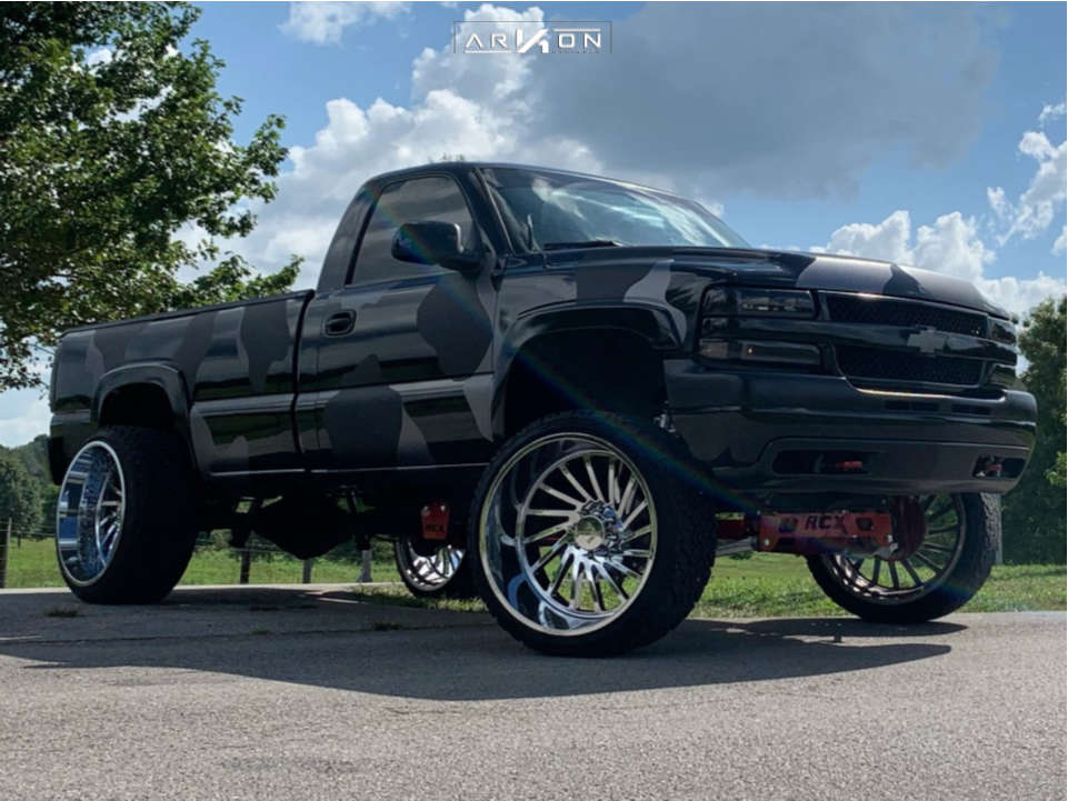2001 Chevrolet Silverado 2500 HD Wheel Offset Hella Stance >5 ...