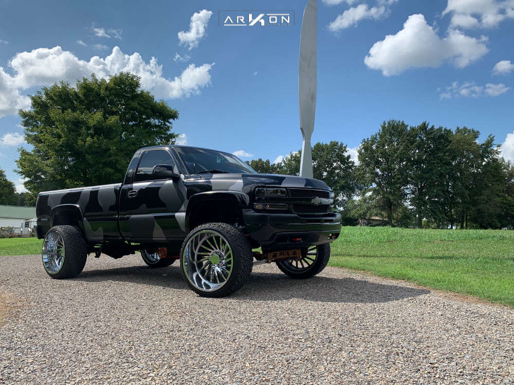 2001 Chevrolet Silverado 2500 HD Wheel Offset Hella Stance >5 ...