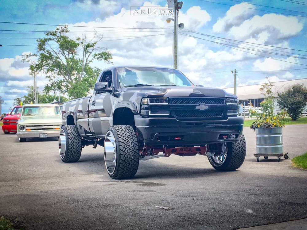 2001 Chevrolet Silverado 2500 HD Wheel Offset Hella Stance >5 ...