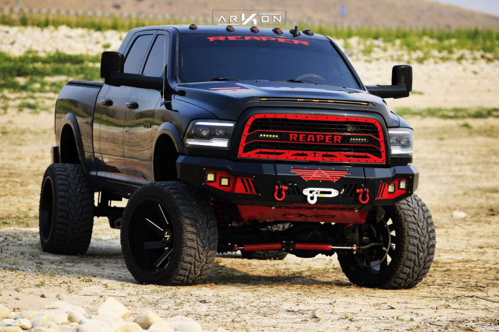 2013 Ram 3500 Wheel Offset Super Aggressive 3"-5" Suspension Lift 9 ...