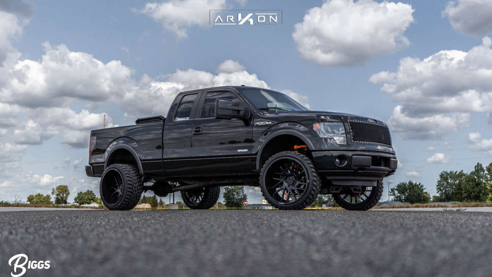 2014 Ford F-150 Wheel Offset Super Aggressive 3"-5" Suspension Lift 4 ...
