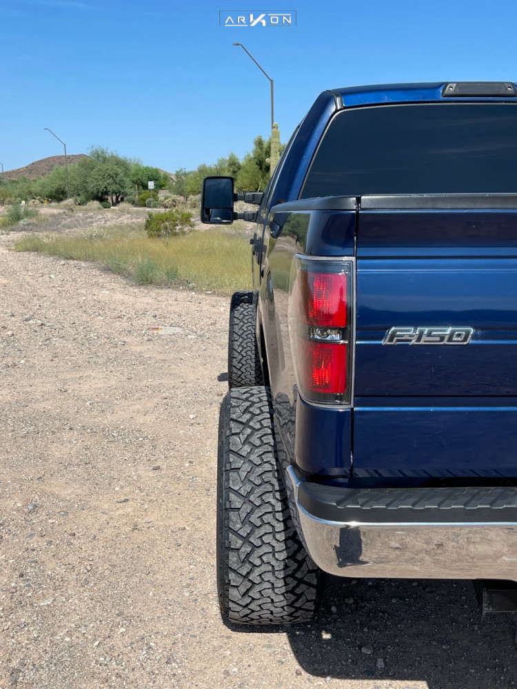 2010 Ford F-150 Wheel Offset Hella Stance >5" Suspension Lift 6 ...