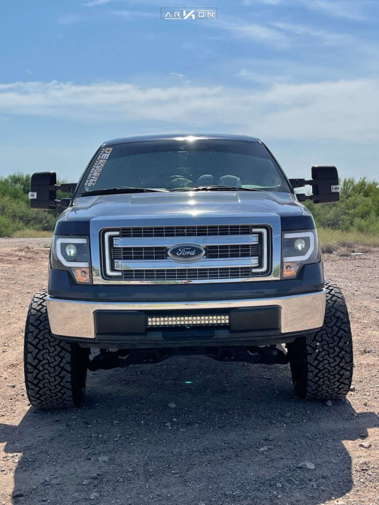 2010 Ford F-150 Wheel Offset Hella Stance >5" Suspension Lift 6 ...