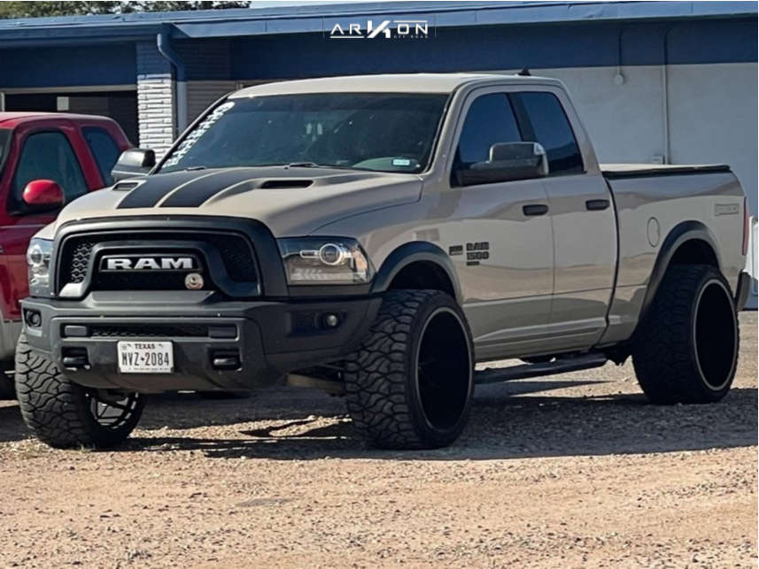 2019 Ram 1500 Classic Wheel Offset Hella Stance >5" Suspension Lift 2.5 ...