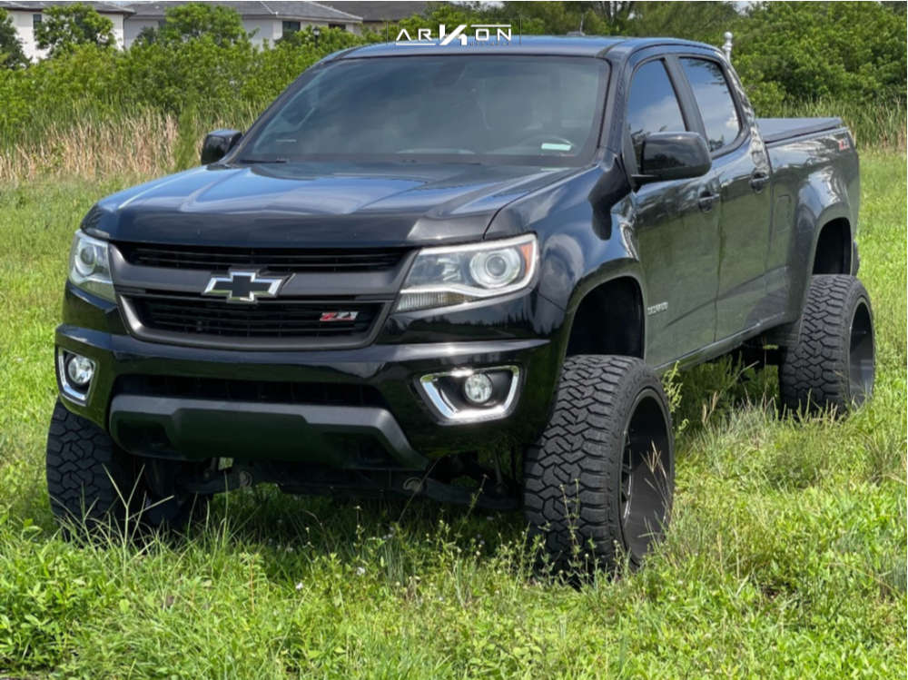 2017 Chevrolet Colorado Wheel Offset Super Aggressive 3"-5" Suspension ...