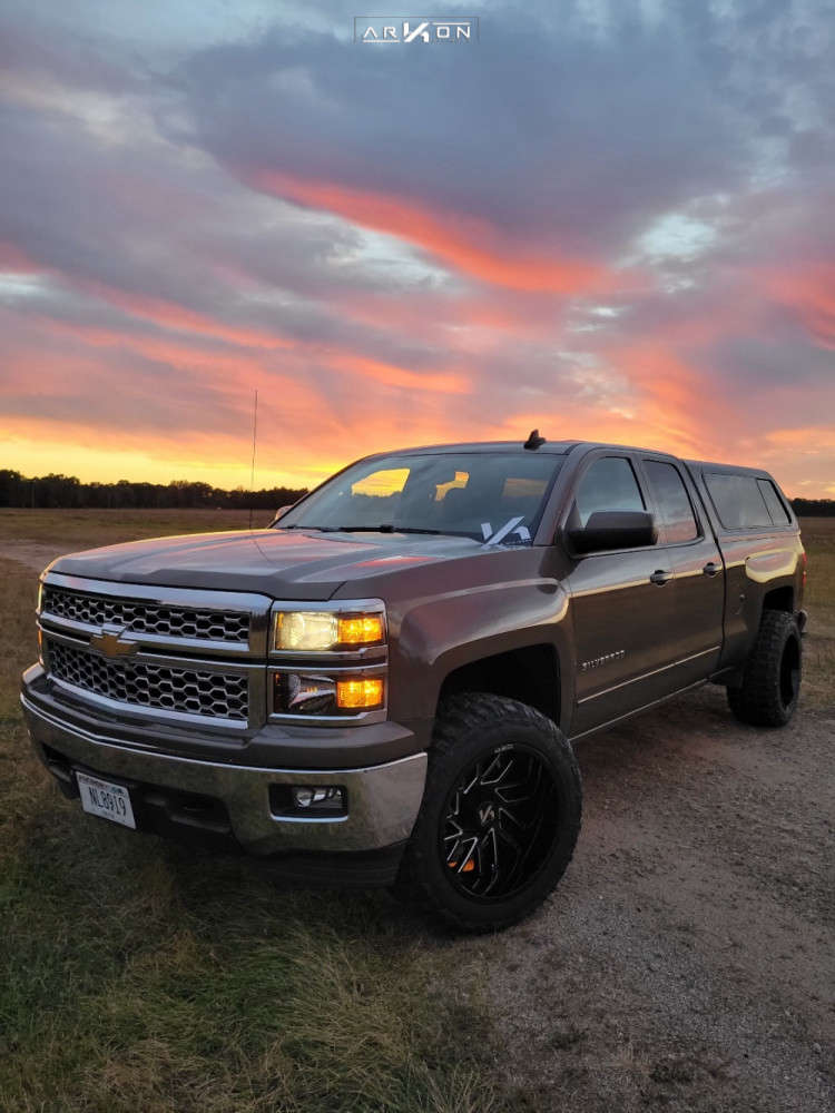 2015 Chevrolet Silverado 1500 Wheel Offset Super Aggressive 3"-5 ...