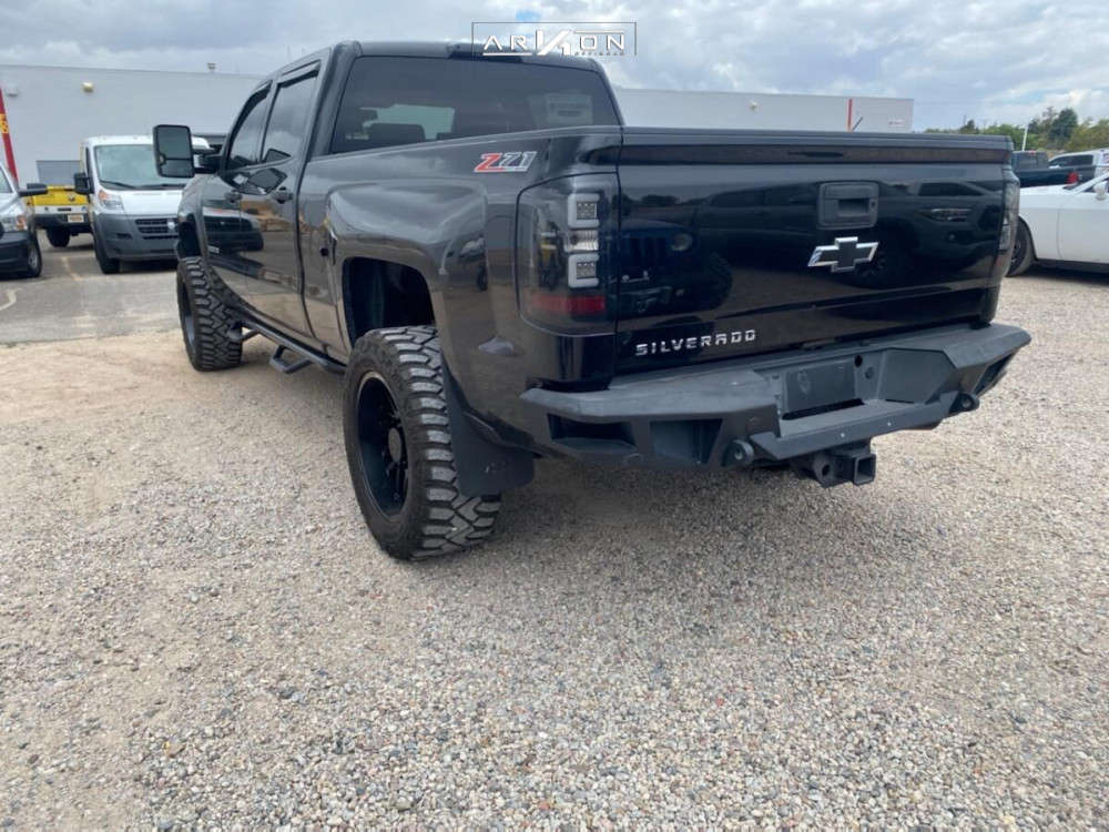 2015 Chevrolet Silverado 3500 HD Wheel Offset Aggressive > 1" Outside ...