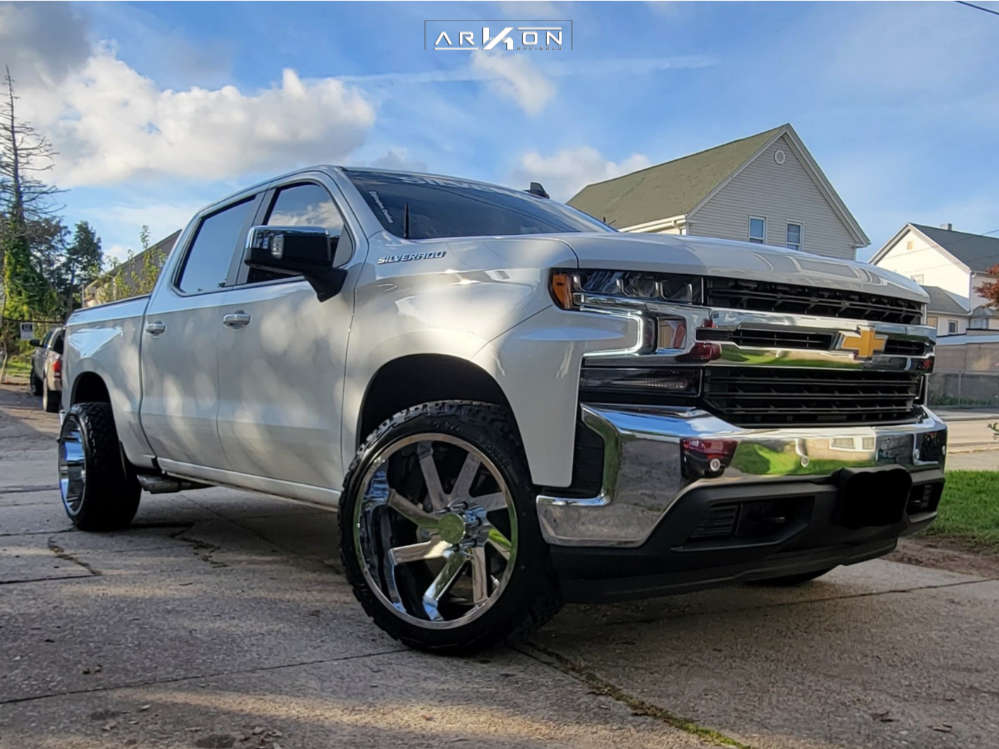 2021 Chevrolet Silverado 1500 Wheel Offset Aggressive > 1" Outside ...