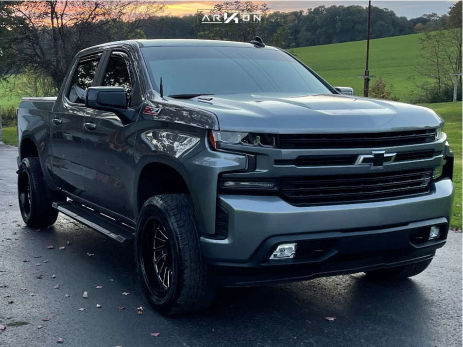 2021 Chevrolet Silverado 1500 Wheel Offset Aggressive > 1" Outside ...