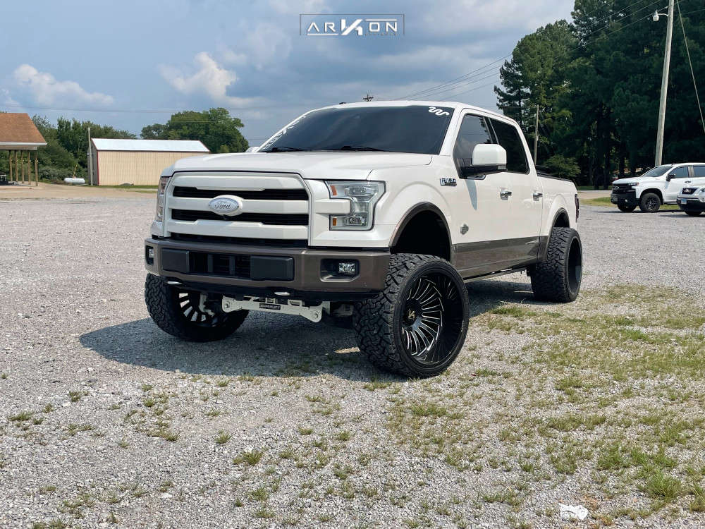 2015 Ford F-150 Wheel Offset Super Aggressive 3"-5" Suspension Lift 6 ...