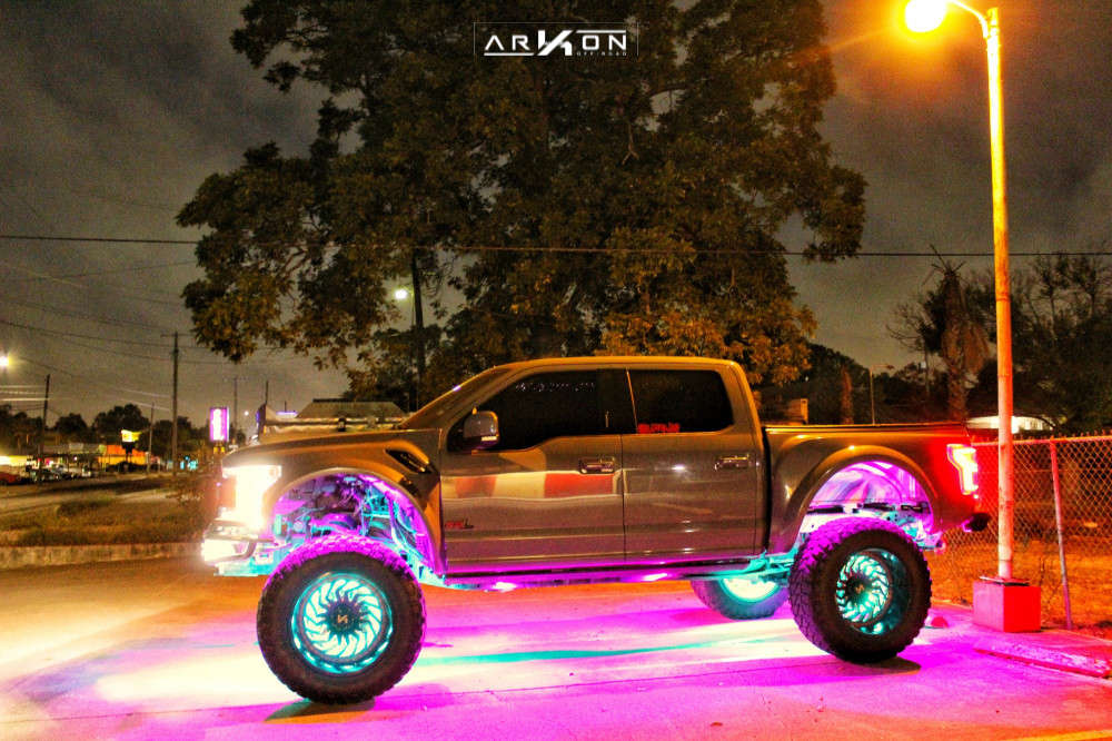 Pink Lifted Ford Trucks