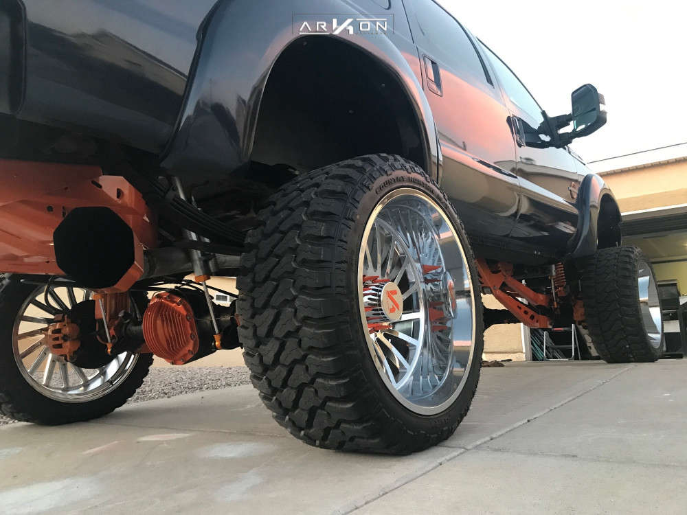 2002 Ford Excursion Wheel Offset Super Aggressive 3"-5" Lifted >12 ...