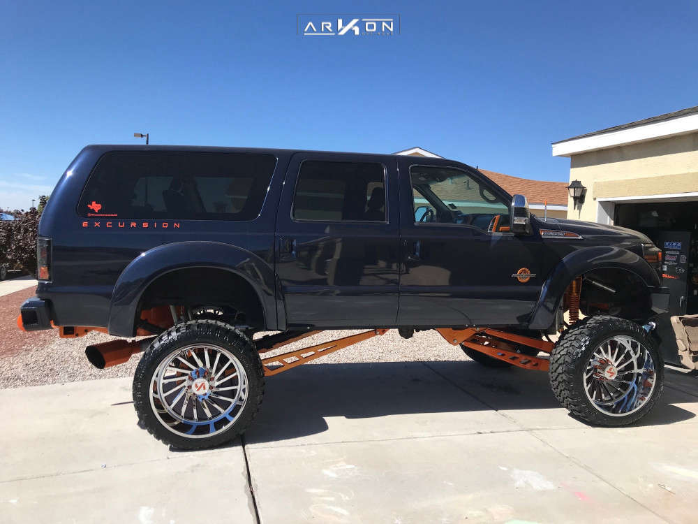 2002 Ford Excursion Wheel Offset Super Aggressive 3"-5" Lifted >12 ...