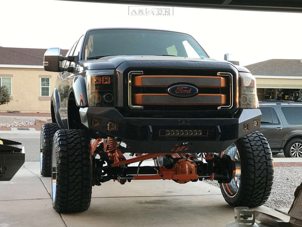 2002 Ford Excursion Wheel Offset Super Aggressive 3"-5" Lifted >12 ...