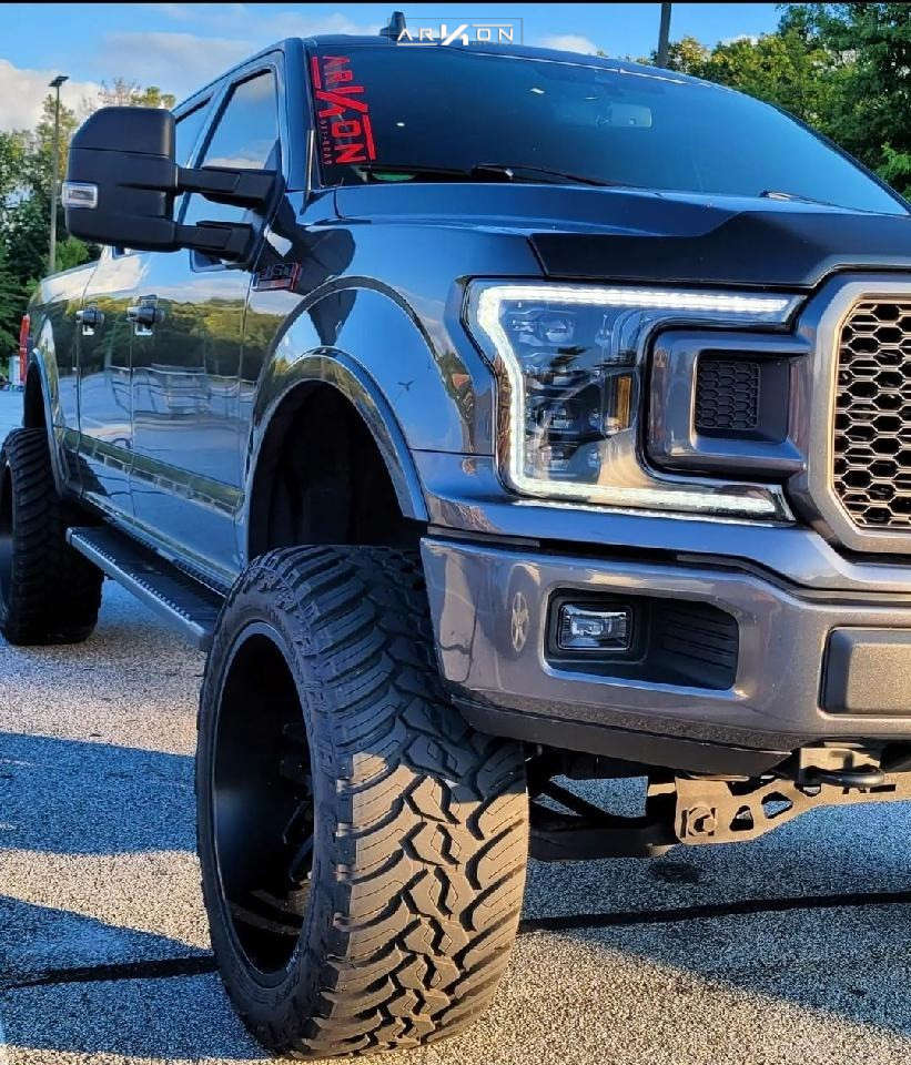 2018 Ford F-150 Wheel Offset Super Aggressive 3"-5" Suspension Lift 6 ...