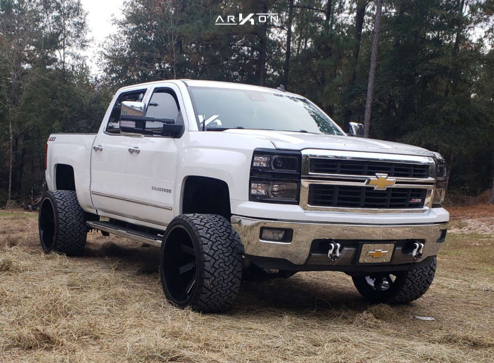 2014 Chevrolet Silverado 1500 Wheel Offset Super Aggressive 3"-5 ...