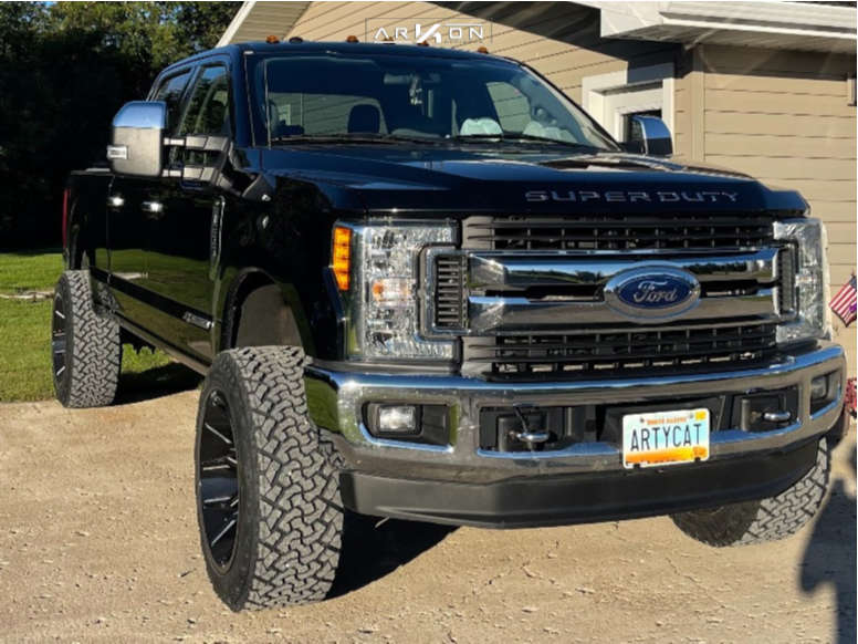 2017 Ford F-350 Super Duty Wheel Offset Super Aggressive 3"-5" Leveling ...