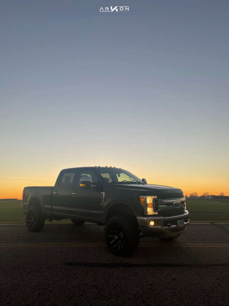 2017 Ford F-350 Super Duty Wheel Offset Super Aggressive 3"-5" Leveling ...