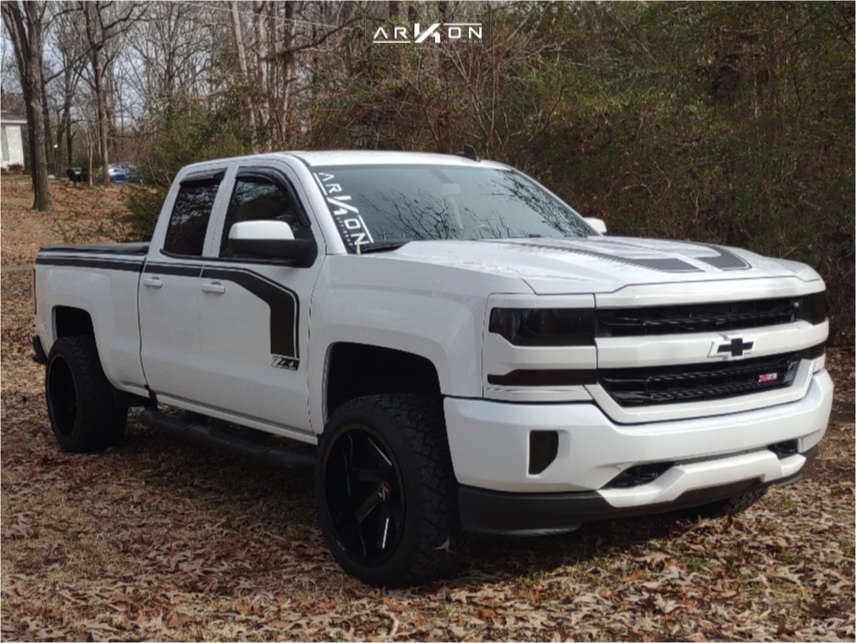 2018 Chevrolet Silverado 1500 Wheel Offset Super Aggressive 3"-5 ...
