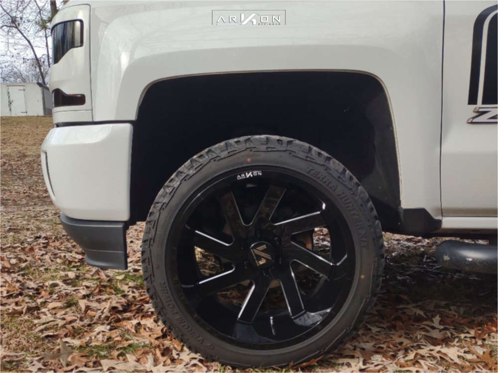 2018 Chevrolet Silverado 1500 Wheel Offset Super Aggressive 3"-5 ...