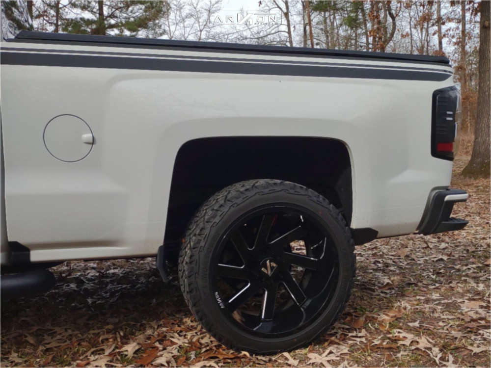 2018 Chevrolet Silverado 1500 Wheel Offset Super Aggressive 3"-5 ...
