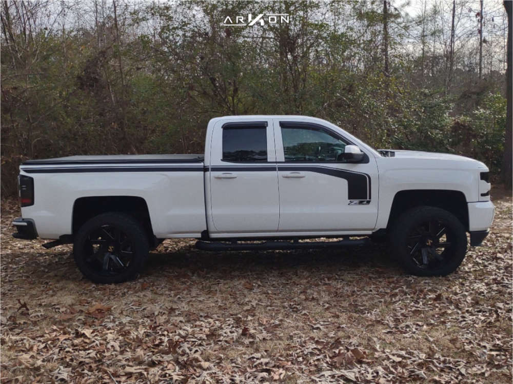 2018 Chevrolet Silverado 1500 Wheel Offset Super Aggressive 3"-5 ...