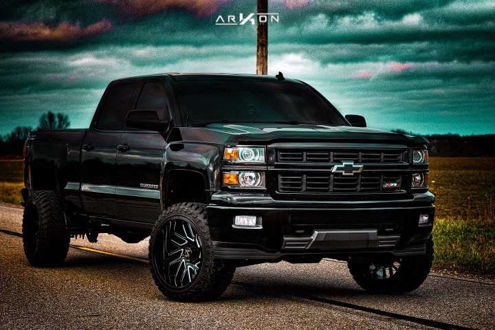 2014 Chevrolet Silverado 1500 Wheel Offset Super Aggressive 3"-5" Suspension Lift 4" | 2061404 ...