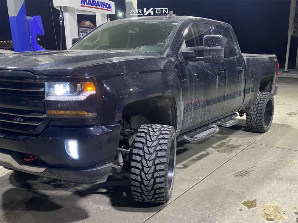 2018 Chevrolet Silverado 1500 Wheel Offset Super Aggressive 3"-5 ...