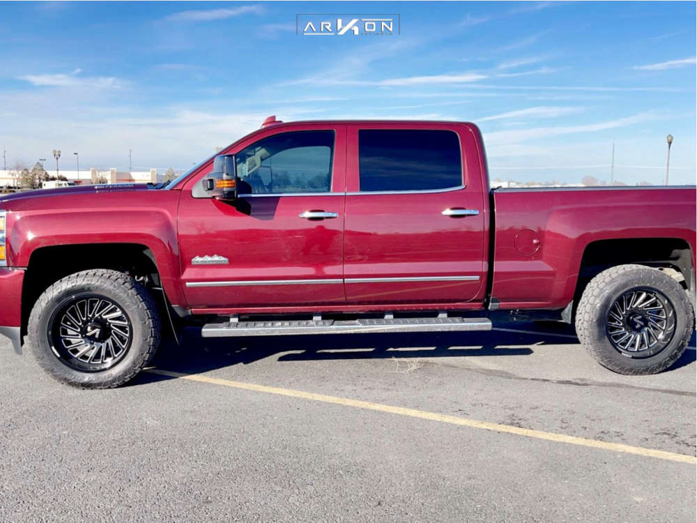 2016 Chevrolet Silverado 2500 HD Wheel Offset Aggressive > 1" Outside ...