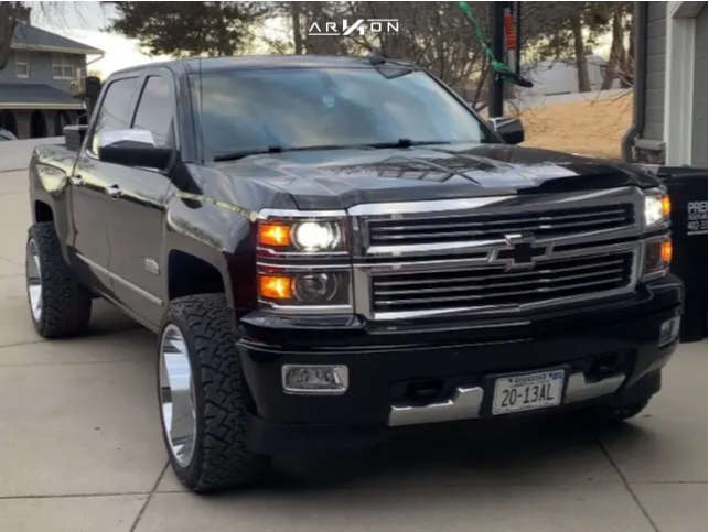 2015 Chevrolet Silverado 1500 Wheel Offset Super Aggressive 3"-5 ...
