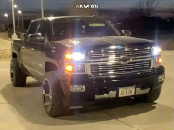 2015 Chevrolet Silverado 1500 Wheel Offset Super Aggressive 3"-5 ...