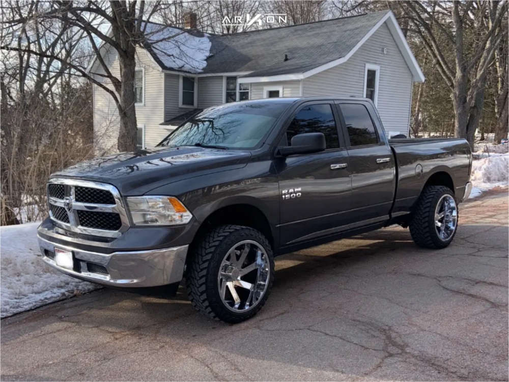 2018 Ram 1500 Wheel Offset Aggressive > 1" Outside Fender Leveling Kit ...