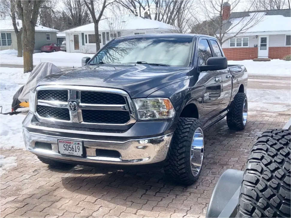 2018 Ram 1500 Wheel Offset Aggressive > 1" Outside Fender Leveling Kit ...