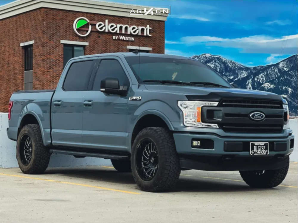 2019 Ford F-150 Wheel Offset Aggressive > 1" Outside Fender Leveling ...