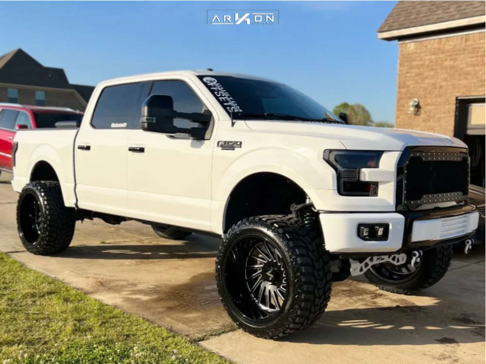 2017 Ford F-150 Wheel Offset Hella Stance >5" Suspension Lift 6 ...