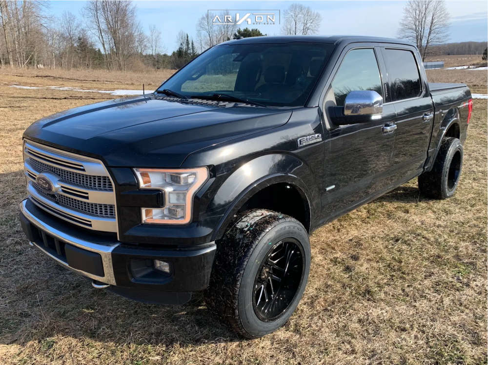 2016 Ford F-150 Wheel Offset Super Aggressive 3"-5" Leveling Kit ...