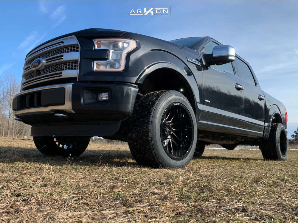 2016 Ford F-150 Wheel Offset Super Aggressive 3"-5" Leveling Kit ...