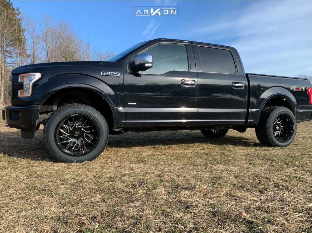 2016 Ford F-150 Wheel Offset Super Aggressive 3"-5" Leveling Kit ...