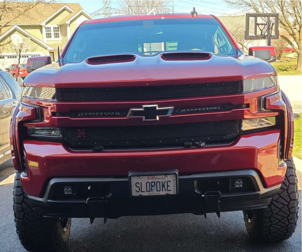 2019 Chevrolet Silverado 1500 Wheel Offset Aggressive > 1" Outside ...