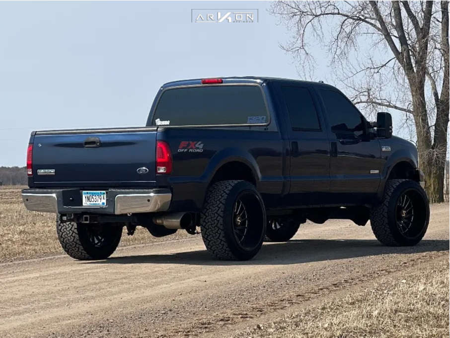 2005 Ford F-350 Super Duty Wheel Offset Super Aggressive 3"-5" Leveling ...