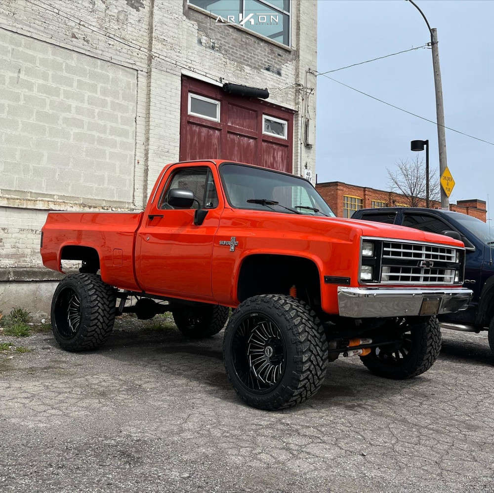 1987 Chevrolet K10 Wheel Offset Super Aggressive 3"-5" Suspension Lift ...