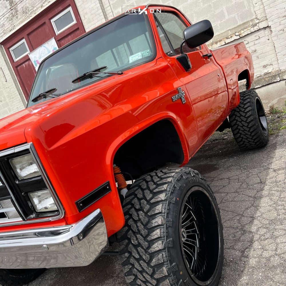 1987 Chevrolet K10 Wheel Offset Super Aggressive 3"-5" Suspension Lift ...